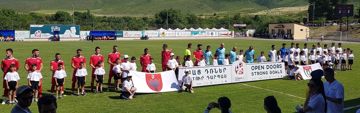 Chameria plays in the CONIFA European Championship Football ...